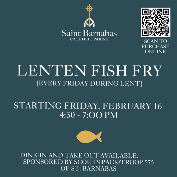 Parish News - St. Barnabas Catholic Church